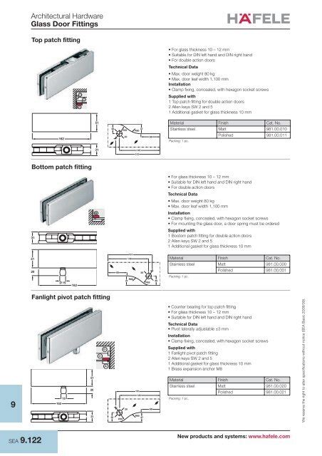 Hafele Glass Door Patch Fittings Glass Door Ideas
