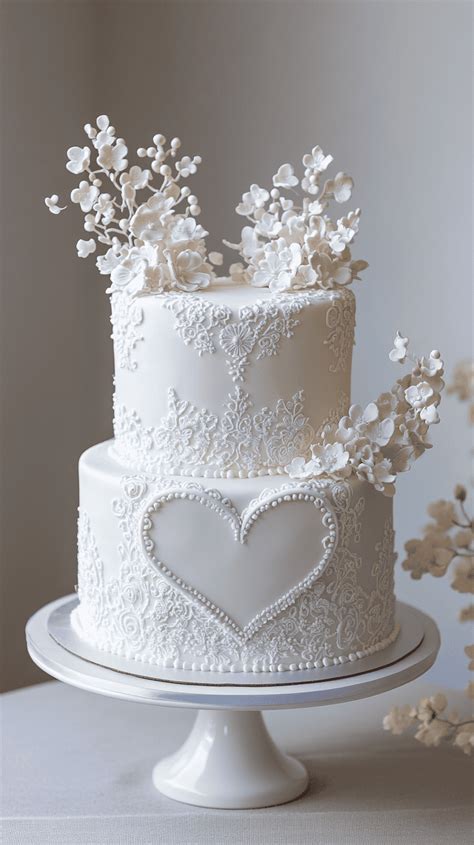 65 Heart Shaped Wedding Cakes Romantic Designs For Every Theme