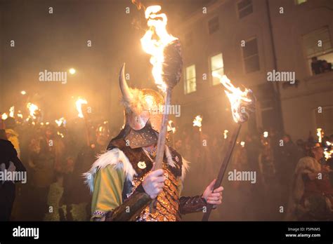 Lewes Bonfire Celebrations Bonfire Night East Sussex England United
