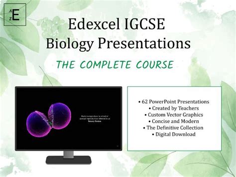 Edexcel Igcse Biology Presentations The Complete Course Bundle Buy