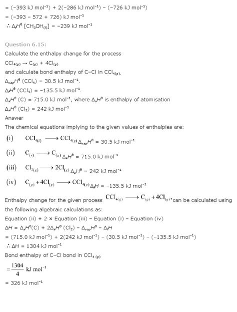 Chemistry Ch 6 Thermodynamics Class 11 Ncert Solutions