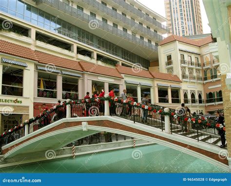 Venice Grand Canal Mall Mckinley Hill Taguig Philippines Editorial