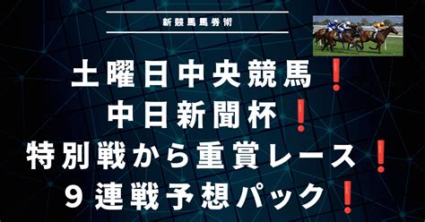 中日新聞杯はハンデ戦で高配当期待！土曜日中央競馬勝負の9レース予想！