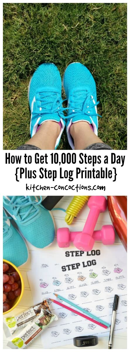 40 Ways To Get 10 000 Steps A Day {plus Free Step Log Printable
