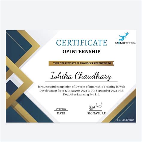 ishika chaudhary on linkedin webdevelopment internship careergrowth