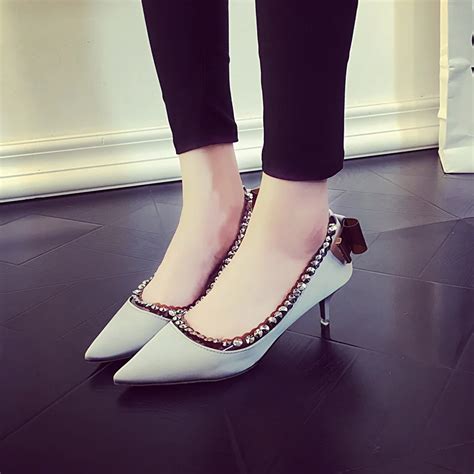 Free Shipping 2017 New Rhinestone Red Bottom High Heels Platform