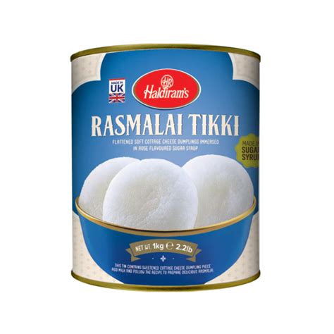 Haldirams Rasmalai Tin 1kg Sangamitra Bit Grocery