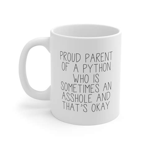 Python Gifts Python Coffee Mug Python Cup Python Birthday Etsy UK
