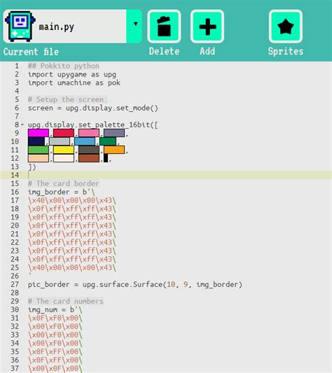 Online Python Editor For Pokitto Pokitto Software