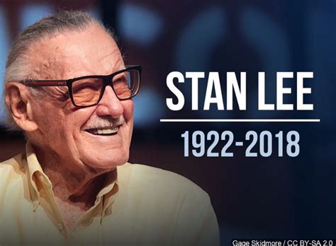 Stan Lee Marvel Comics Legend Dies At 95
