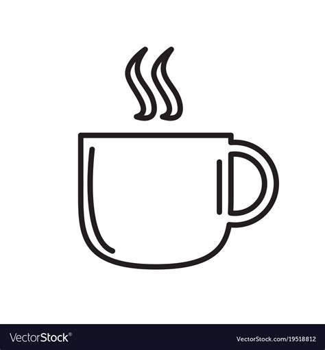 Coffee Mug Outline