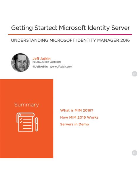 Getting Started Microsoft Identity Server Pdf Computers