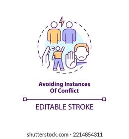Weakened Immune System Concept Icon Pneumonia Stock Vector Royalty