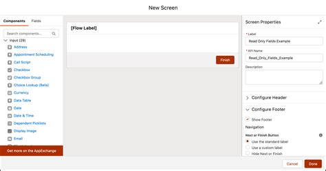 How To Make A Flow Field Read Only Salesforce Claripedia