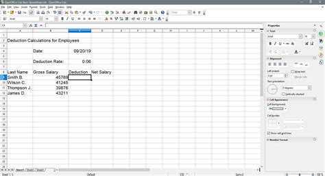 Open Office Calc Basic Spreadsheet Tutorial