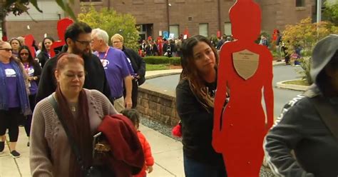 Silent Witness March In Reading Honors Lives Lost To Domestic Violence