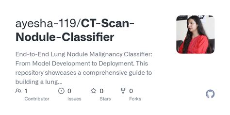 GitHub Ayesha 119 CT Scan Nodule Classifier End To End Lung Nodule