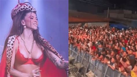 MC Pipokinha causa polêmica ao realizar show repleto de crianças