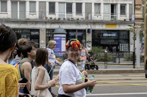 17 June 2023 Warsaw Poland Tens Of Thousands Of People Marched In