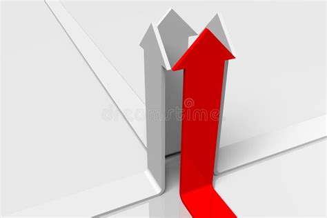 Direction Growth Arrow Sign Fast Target Stock Illustration Illustration Of Isolated Chart