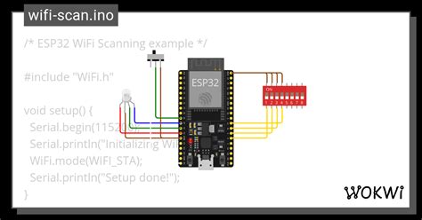 Wifi Scan Ino Copy Wokwi ESP32 STM32 Arduino Simulator