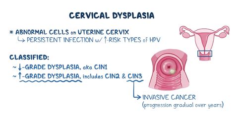Cervical Dysplasia And Cervical Cancer Clinical Sciences Osmosis