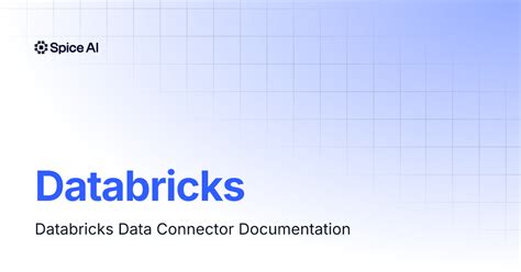 Databricks Spiceai Cloud Documentation