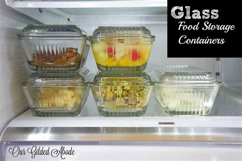 Our Gilded Abode Glass Food Storage Containers
