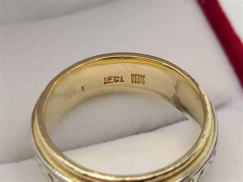 Jonc En Or 10k 2 Tons Bijoux Usagés