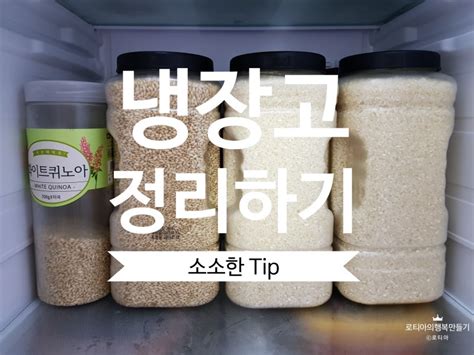 살림 냉장고 냉장실 And 냉동실 정리하기 소소한 팁 네이버 블로그