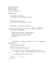 Oop Ws Part Timedevents Cpp Docx Include Include Include