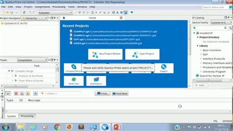 Quartus Verilog Fourbitadder Youtube