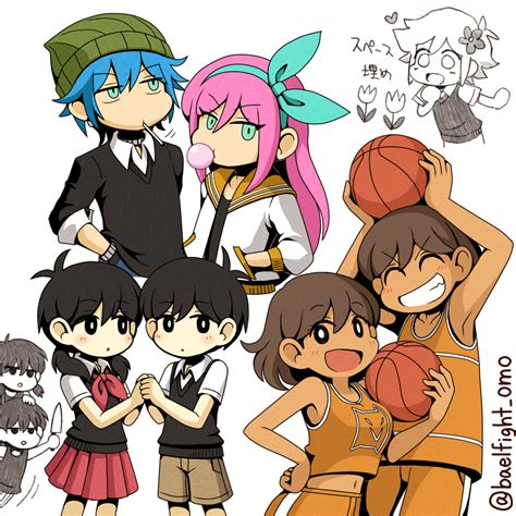 Basil Sunny Aubrey Omori Kel And 3 More Omori Drawn By Miya