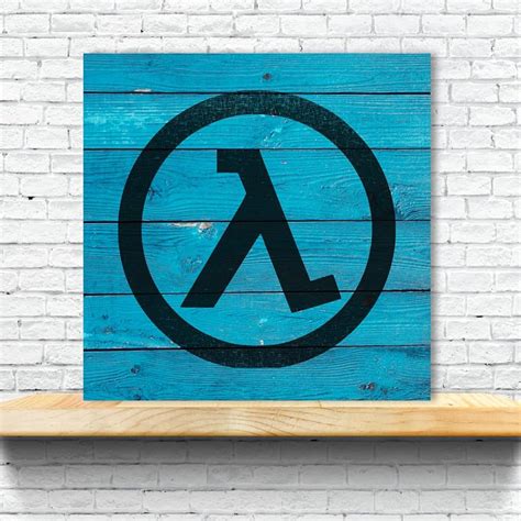 Half Life Logo Stencil Printable Pattern Stencils