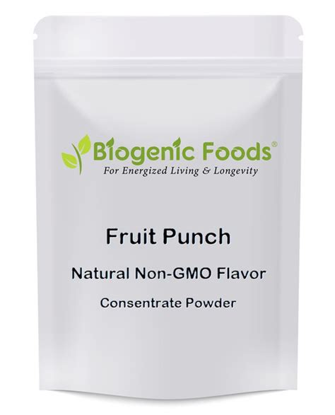 Fruit Punch Concentrate Flavor Powder Natural Non Gmo Gm Biogenic