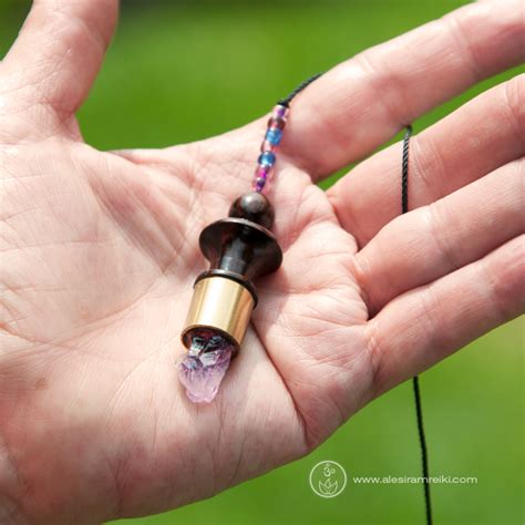 Pendulo Mini Amatista · Alesiram Reiki