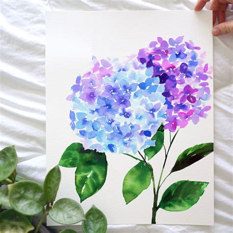 Hydrangea Watercolor Kit Artofit