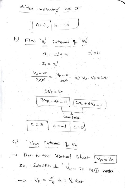 Solved 4 Op Amp Analysis Consider The Ideal Op Amp Circuit Shown Below 10k Vn 20k Vp Va 10k