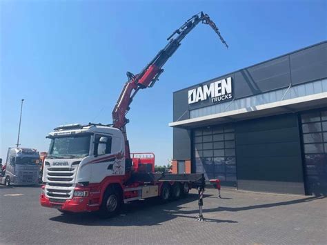 Scania R 520 Lb 8x4 V8 Euro 6 Fassi F 660 Ra226 Jib Crane Truck