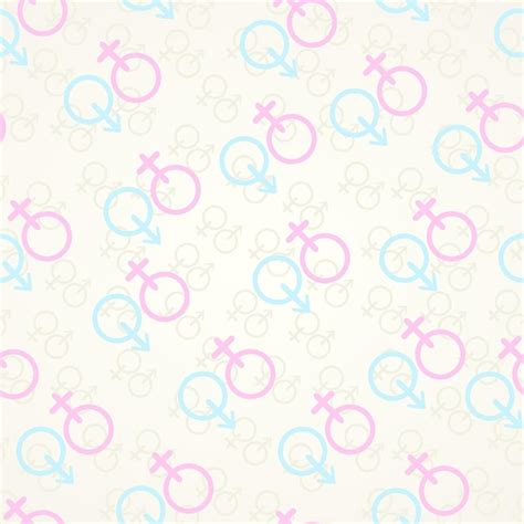 Premium Vector Gender Seamless Background Vector Illustration For Your Design