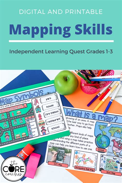 Map Skills Activities Parts Of A Map Types Of Maps And Globes Worksheets Map Skills Map
