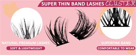 Fowendia Lash Extension Kit Lash Clusters Diy Eyelash