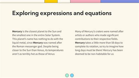 Math Introduction To Algebraic Expressions And Equations