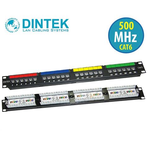 DINTEK 24 PORT CAT6 1U UNSHIELDED PATCH PANEL 1402 04011 Shopee Malaysia