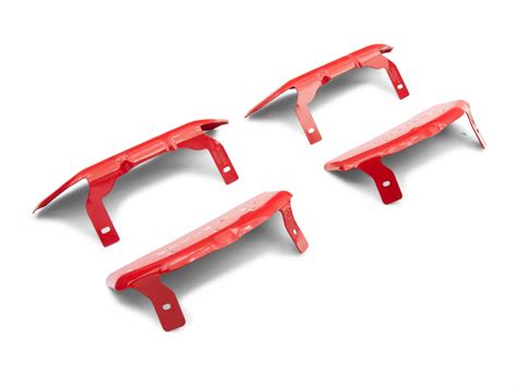 MGP Silverado 1500 Brake Caliper Covers With Silverado Logo Red Front