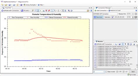 Arduino ESP8266 WiFi UDP Plotting Wireless MegunoLink