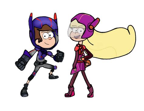 Dipper And Pacifica As Hiro And Honey Lemon By Lovefromjackie On Deviantart