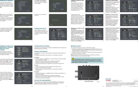 Cisco Systems Idta153 Users Manual Adapter Installation Latin American Spanish