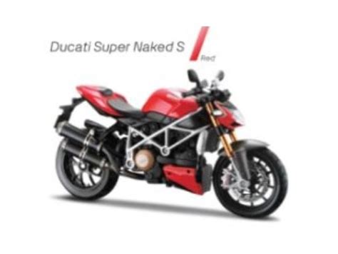 Maisto Moto Ducati Super Naked S Rouge Passe Temps