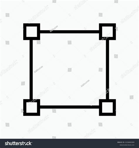 Bounding Icon Box Square Symbol Stock Vector Royalty Free 2238482089 Shutterstock